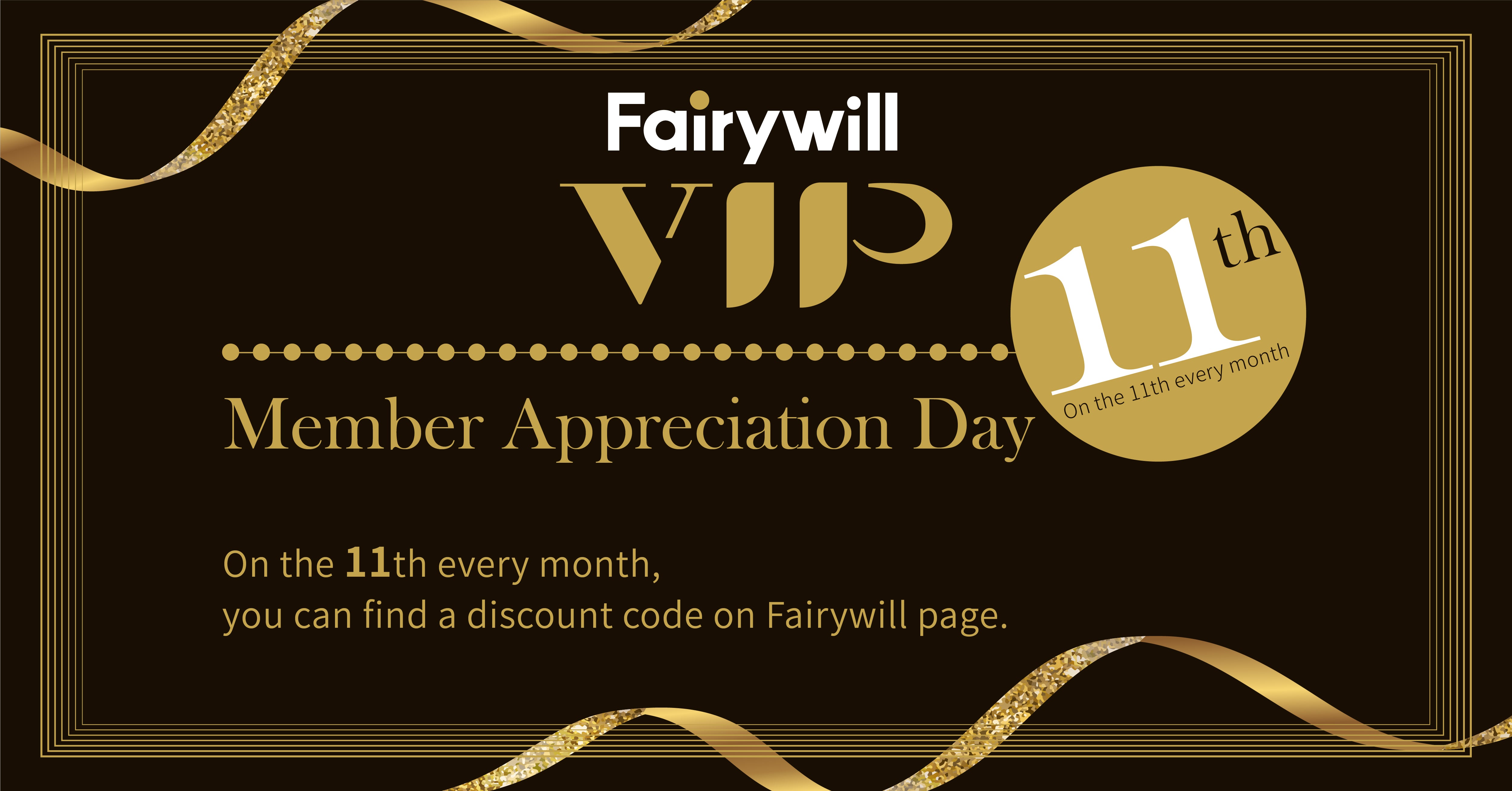 Exclusive offers as VIP member – Fairywill