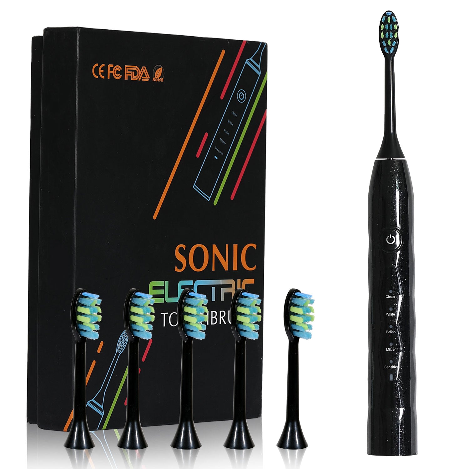 Fairywill Ultrasonic Electric Toothbrushes, Rechargeable Toothbrush fo