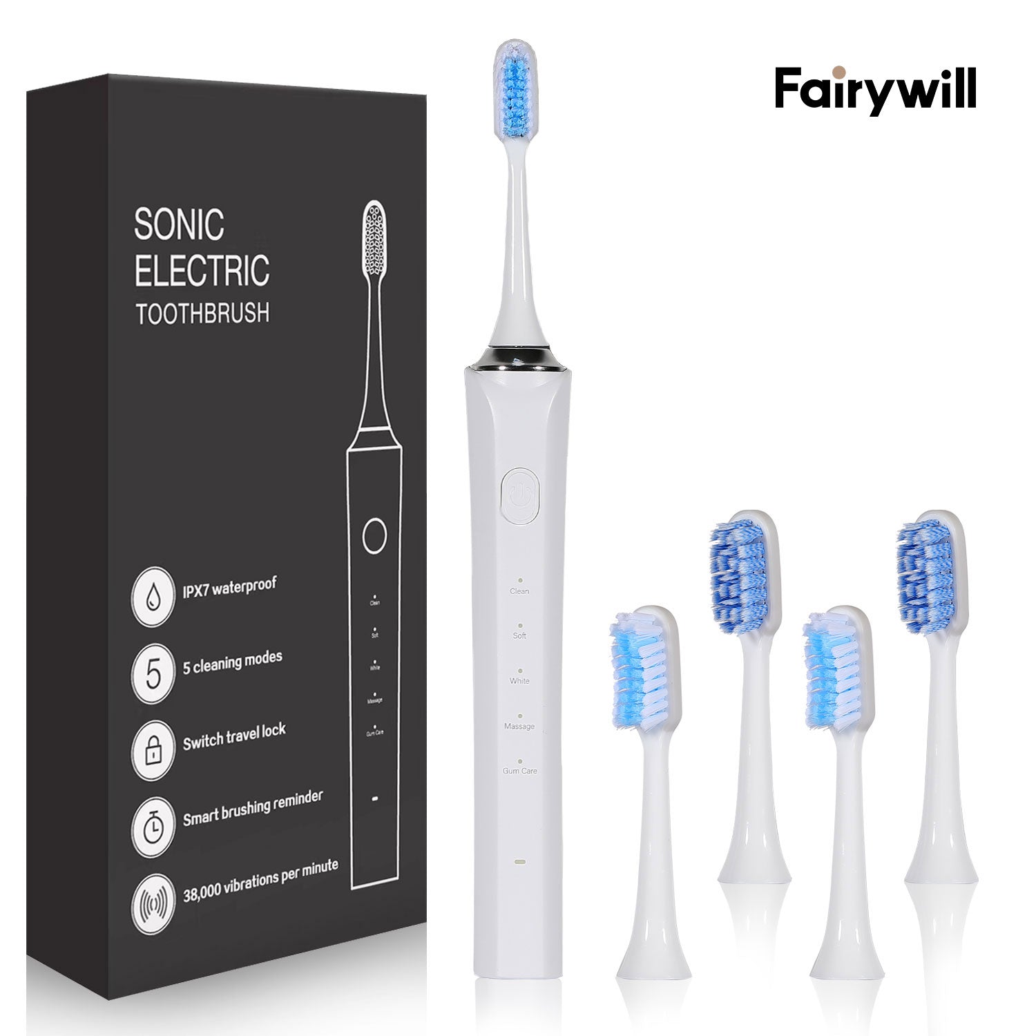 Fairywill Electric Toothbrush, Upgrade Magnetic Levitation Sonic Tooth